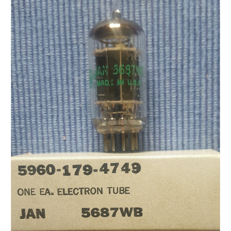 GE JAN 5687WB Tubes Valves Amps Melbourne Australia - The Valve Store